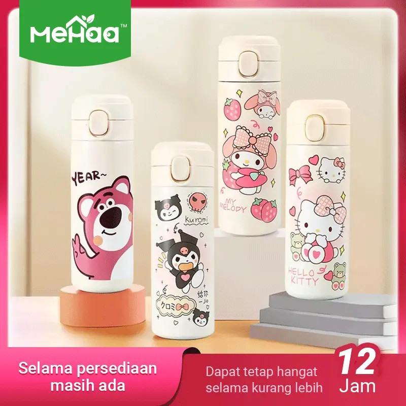 Jual MeHaa 420ml Mug Termal Kreatif Kartun 304 Besi tahan karat Termos ...
