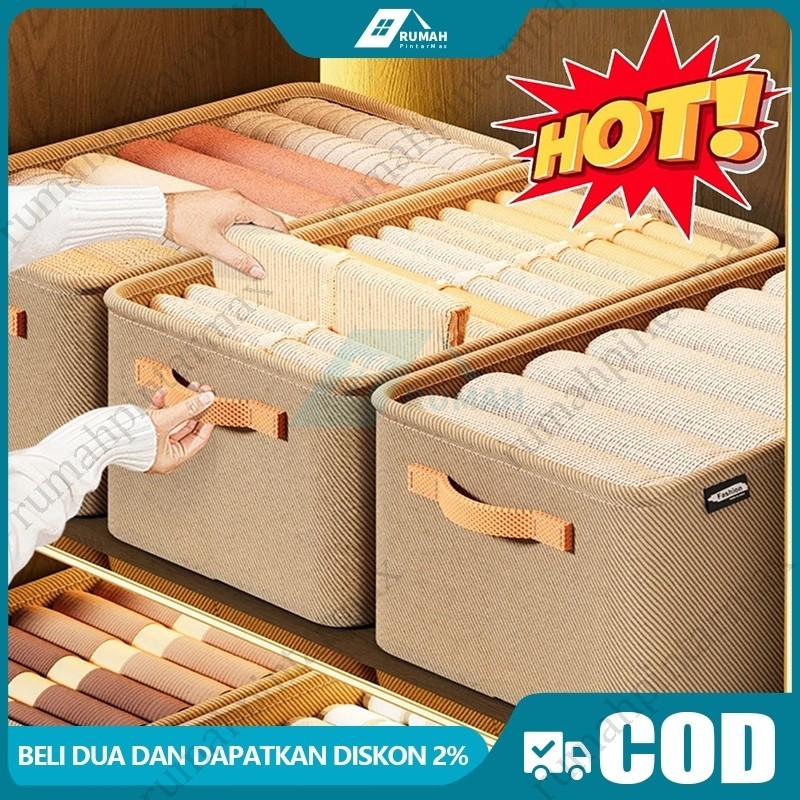 Jual Storage box Lipat kotak penyimpanan baju tahan air box baju mainan ...