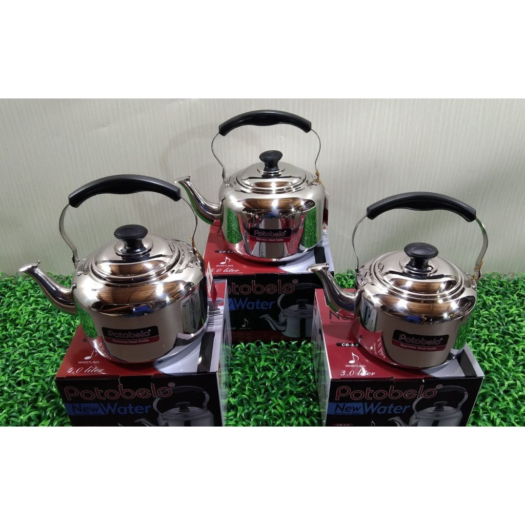 Jual KETTLE / CEREK / TEKO BUNYI POTOBELO STAINLESS STEEL CB 3L/4L/5L ...