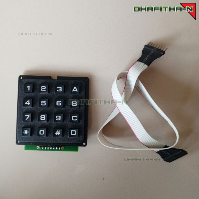 Jual KEYPAD POM MINI HITAM TOMBOL PERTAMINI TIMBUL + KABEL SOCKET ...