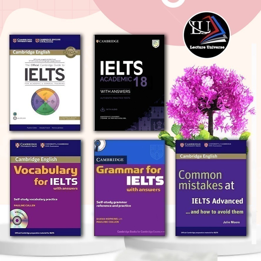 Jual Buku Paket 5 Khusus Cambridge Official Guide for IELTS 18 Student ...