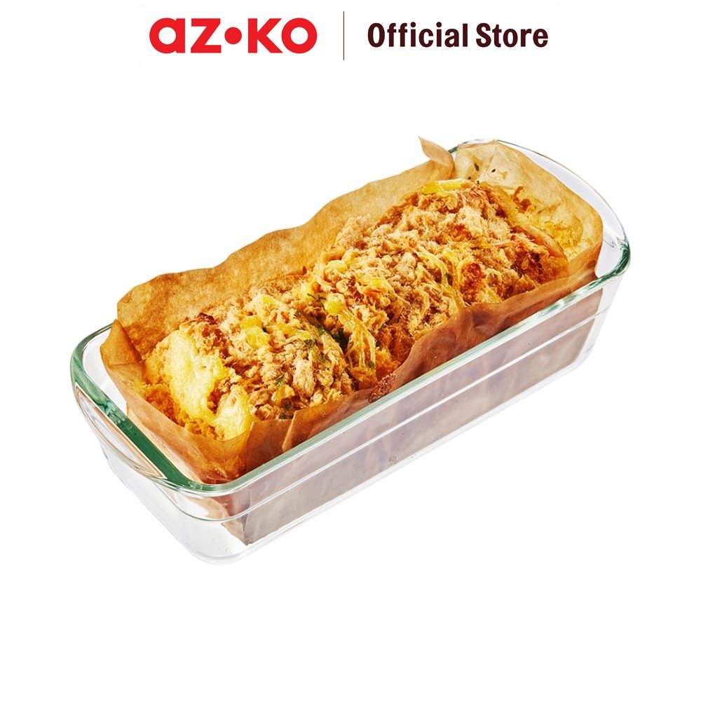 Jual AZKO Culinart 1.5 ltr Loyang Kaca Loaf Tray Adonan Beling Wadah ...