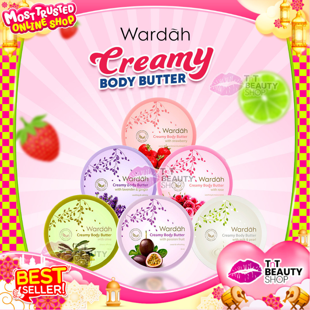 Jual Wardah Creamy Body Butter Size 50 mL l Body Butter by WARDAH | TnT Beauty Shop | Shopee ...