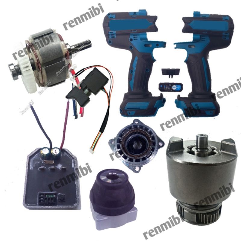 Jual Modul Gear box saklar switch triger Anvil dinamo MOTOR cover ...