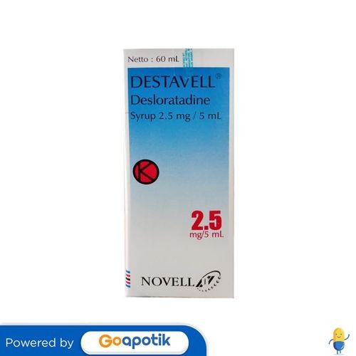 Jual Destavell 2.5 Mg/5 Ml Syrup 60 Ml | Shopee Indonesia