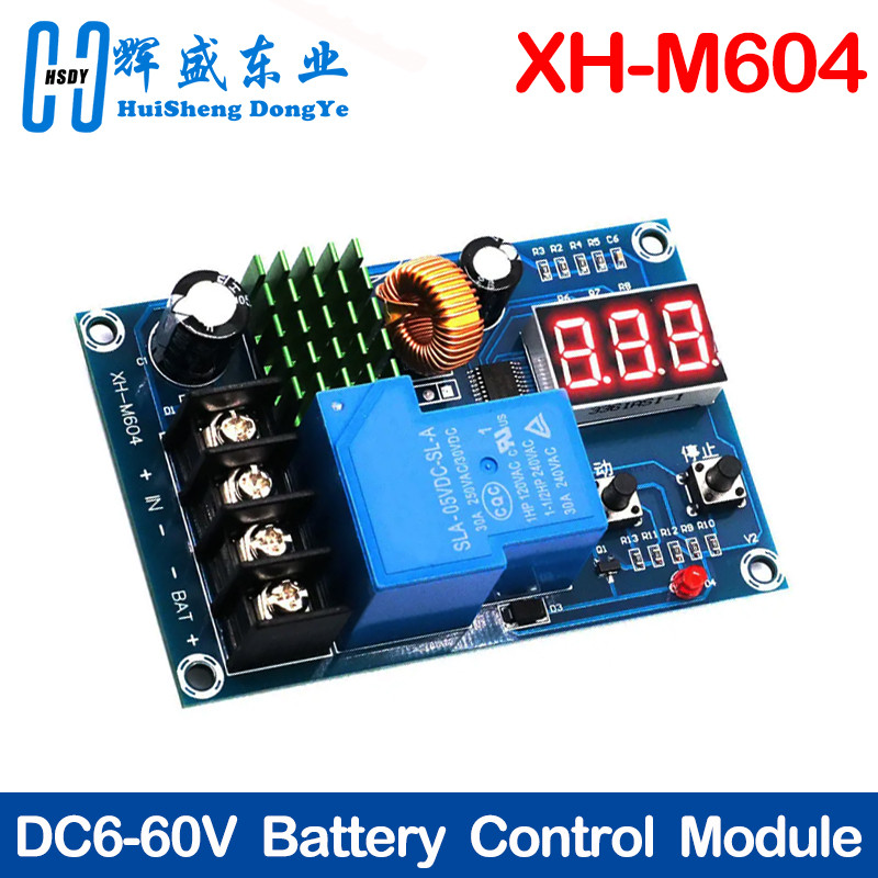 Jual XH-M604 Battery Charger Control Module DC 6-60V Storage Lithium Battery Charging Control ...