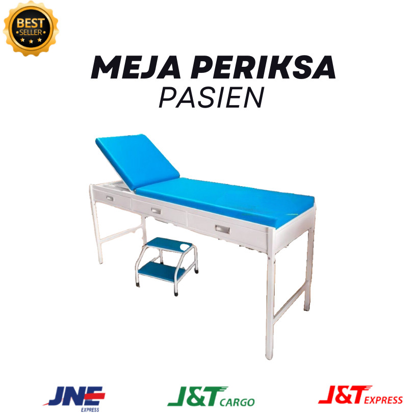 Jual MEJA PERIKSA LACI 3 PC || BED PERIKSA PASIEN 3 LACI BESI | Shopee ...