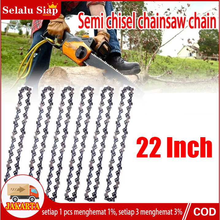 Jual Rantai Potong Chainsaw 22 Inch 38T Rantai Sinso Kecil 325 Dan 3/8 Rantai Gergaji Chainsaw ...