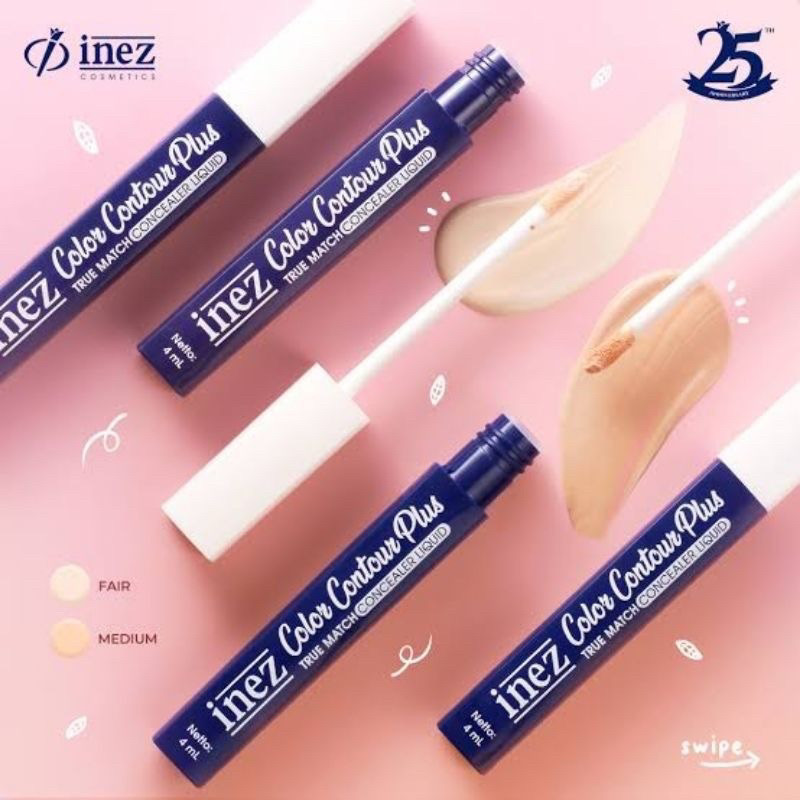 Jual INEZ COLOR CONTOUR PLUS TRUE MATCH CONCEALER LIQUID | Shopee Indonesia