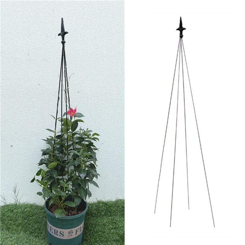 Jual Rak Penopang Anggrek Bola Pergola Mendaki Taman Mawar Hijau Batang ...