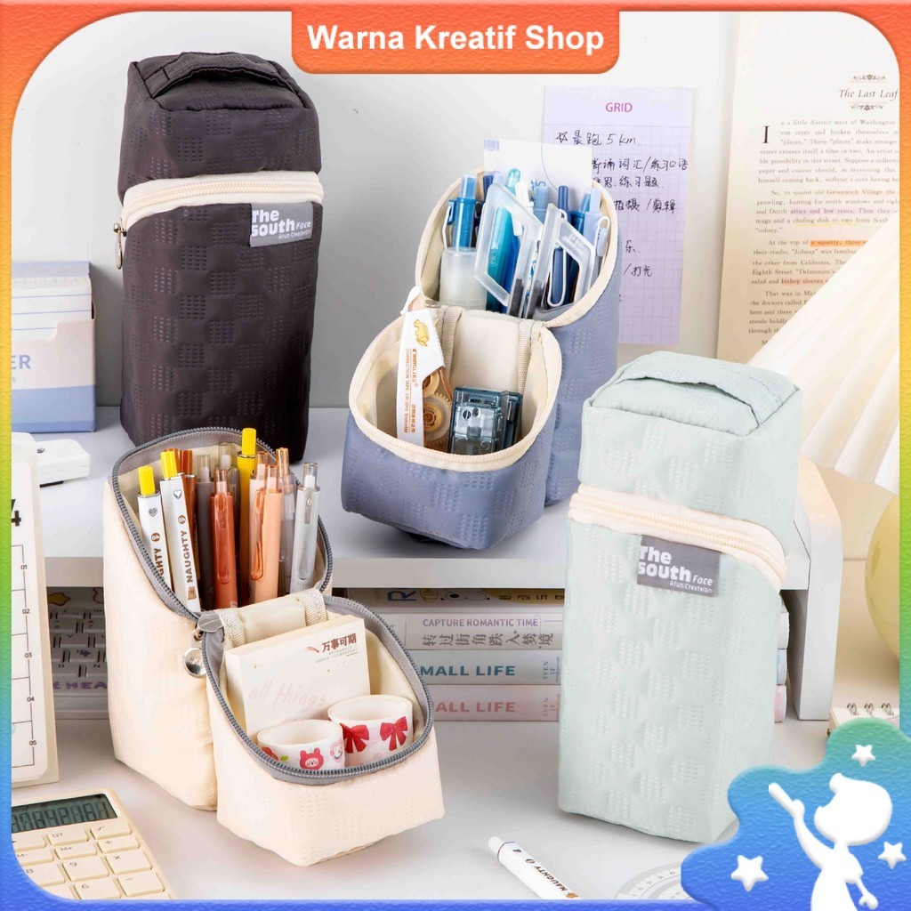 Jual Penyimpanan Besar Tas Pensil Berdiri 2025, Tas Alat Tulis Lipat ...