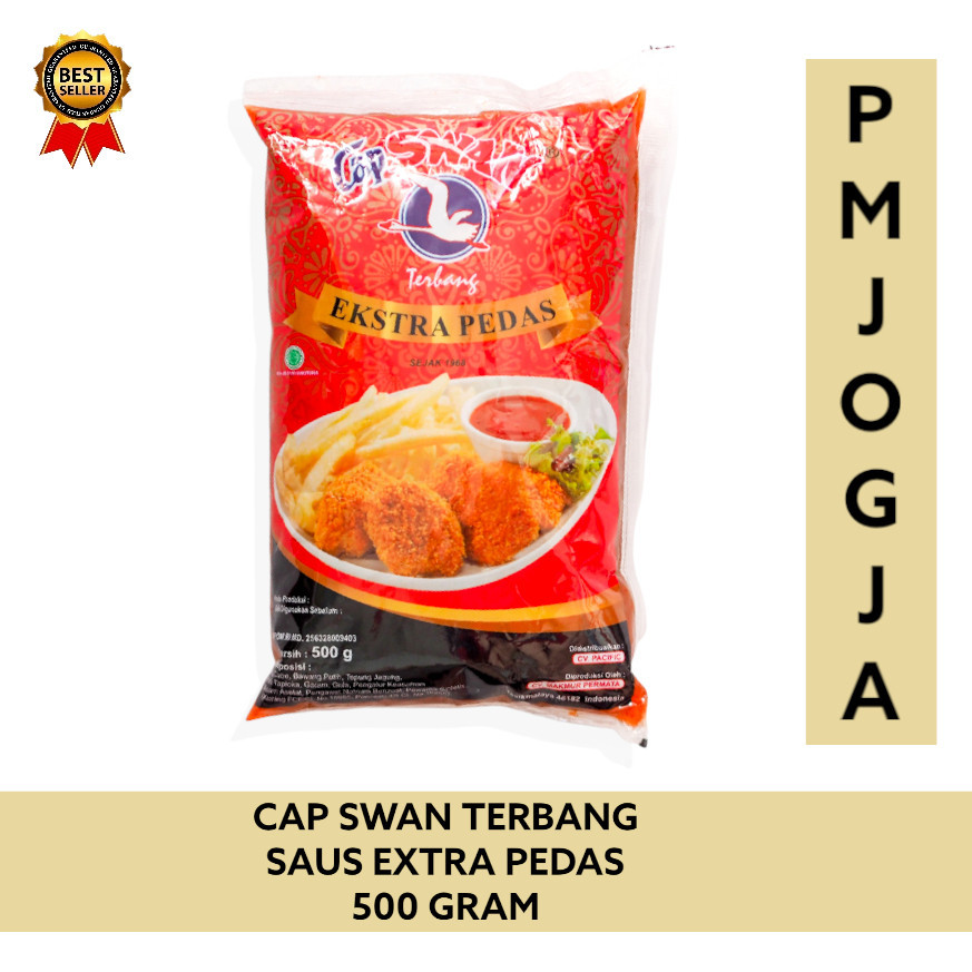 Jual Sambal Extra Pedas Swan 500 gram gr Pedas Alami Cap Swan Terbang ...