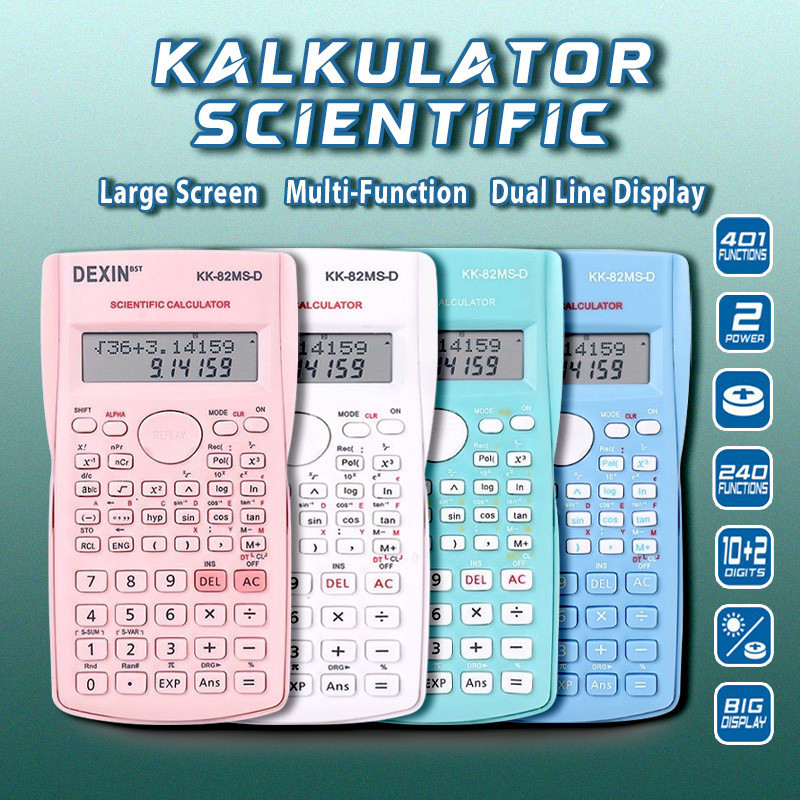 Jual Kalkulator Color Function Scientific Kalkulator 24 Fungsi ...