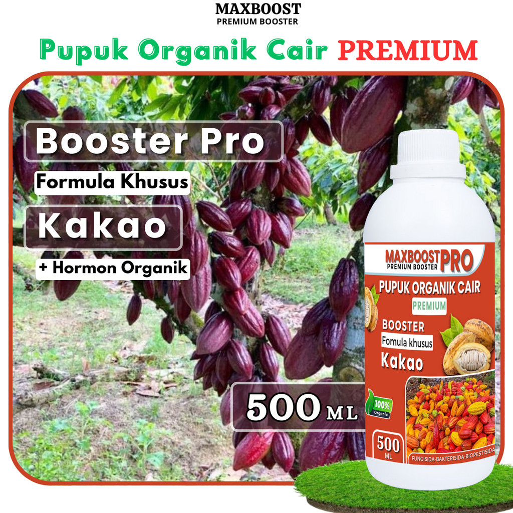 Jual Pupuk Organik Cair Booster Kakao, POC MAXBOOST KAKAO, poc kompos 100 organik Melebatkan ...