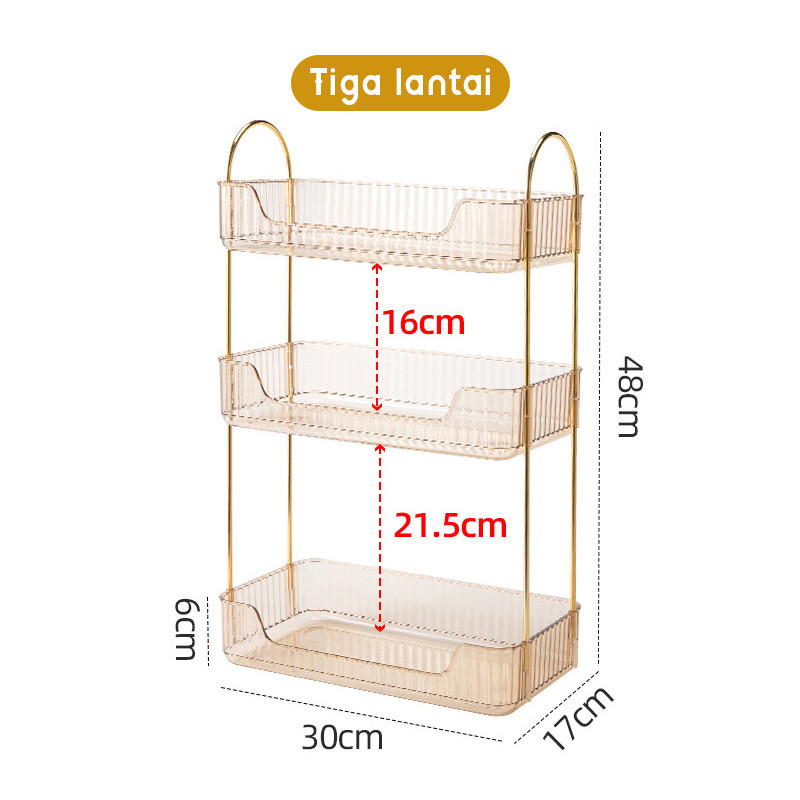 Jual Rak Aqua Gelas Estetik Rak Serbaguna Tempat Kosmetik Tempat Aqua Gelas Estetik Mewah ...