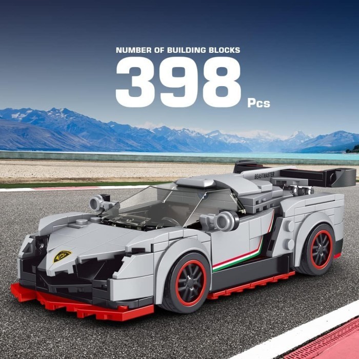 Jual Lego Building Block Model Car Lamborghini Veneno MOULD KING 27007 ...