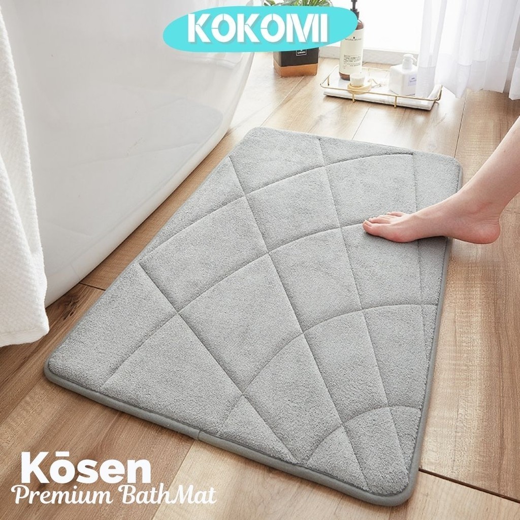 Jual KOKOMI Kosen Premium Keset Memory Foam Keset Kamar Mandi Tebal ...