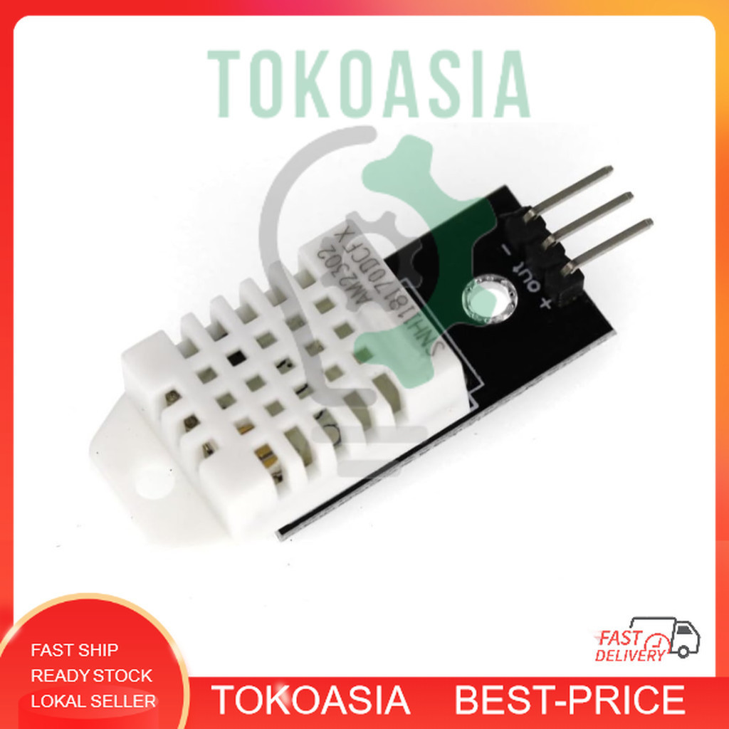 Jual DHT22 Single Bus Digital Temperature and Humidity Sensor AM2302 ...
