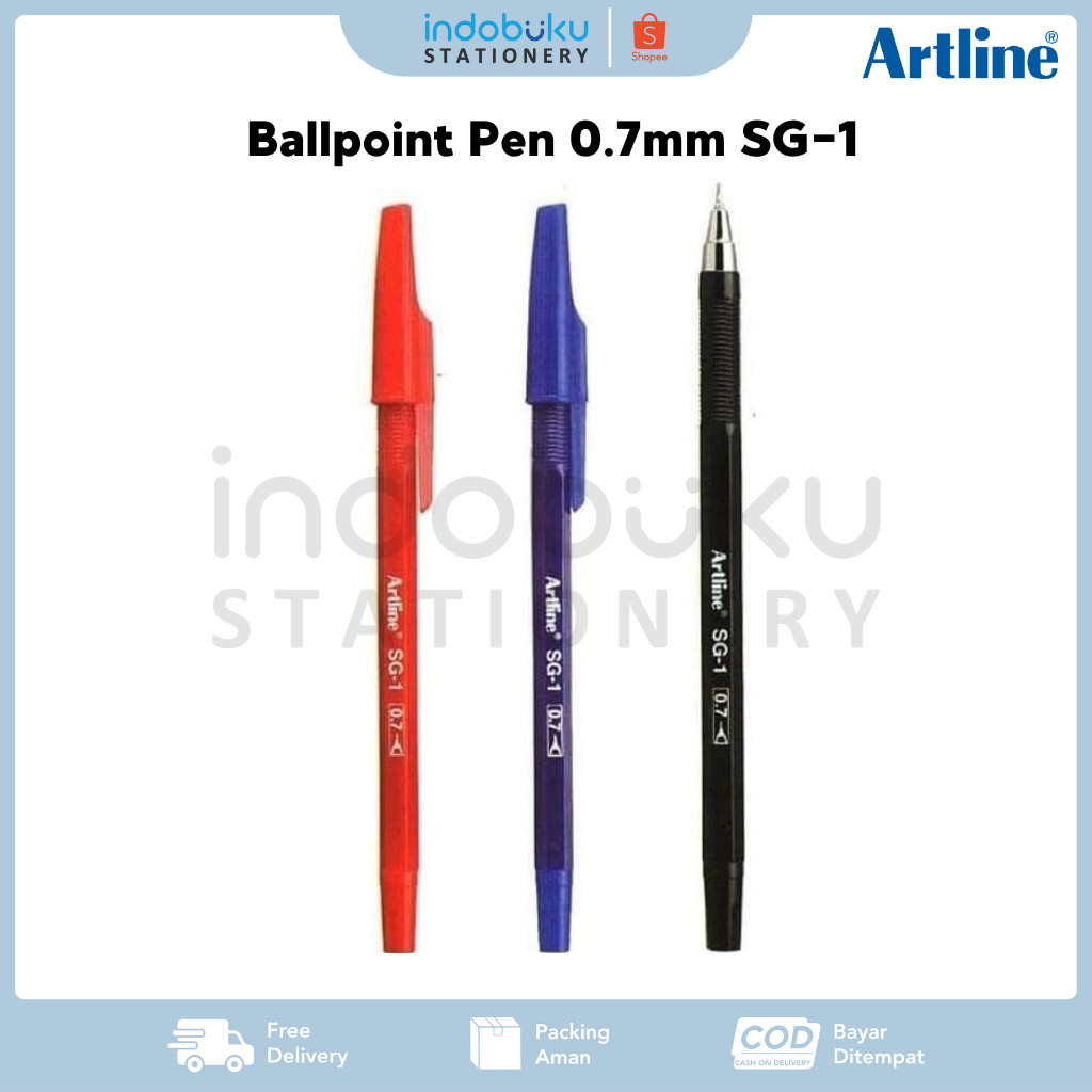 Jual Pulpen Artline Ballpoint Pen Artline 0.7mm SG-1 (1 PCS) | Shopee ...
