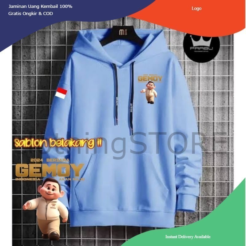 Jual Jaket Prabowo Gemoy - Jaket Capres 02 - Baseball sablon custom ...