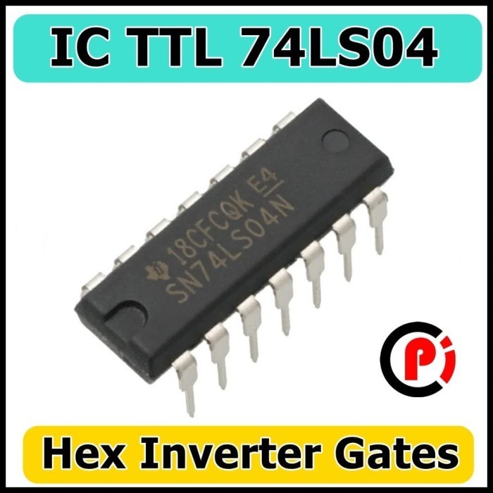 Jual IC DIP 74LS04 SN74LS04N 7404 TTL | Shopee Indonesia