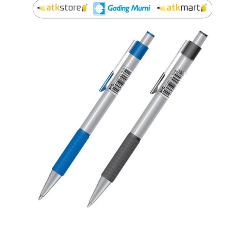 Jual M&G Ballpoint Bolpen Pulpen Alpha 0.7mm Metal retractable pen ...