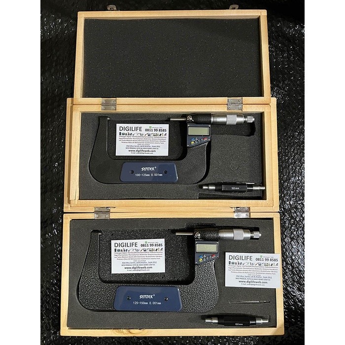 Jual Digital Micrometer 125-150mm 0.001mm Syntek Mikrometer 0.001 mm ...