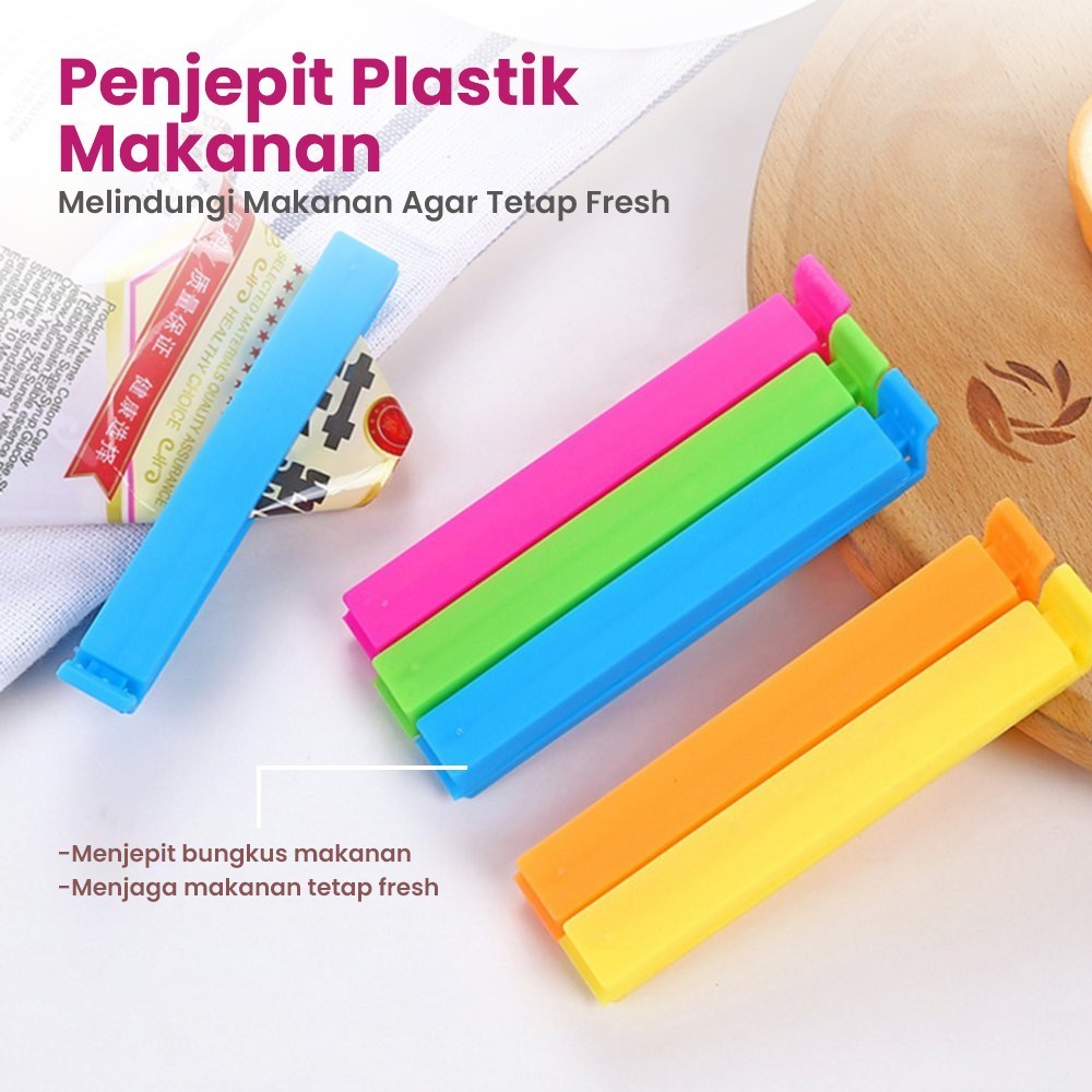 Jual Penjepit Plastik Makanan - Klip Kemasan Makanan Roti Snack - Seal ...