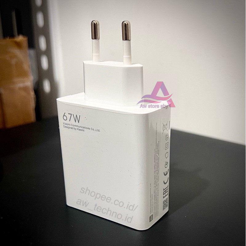 Jual Adaptor Kepala Charger Xiaomi 67W TURBO Chage Desimal Adapter ...