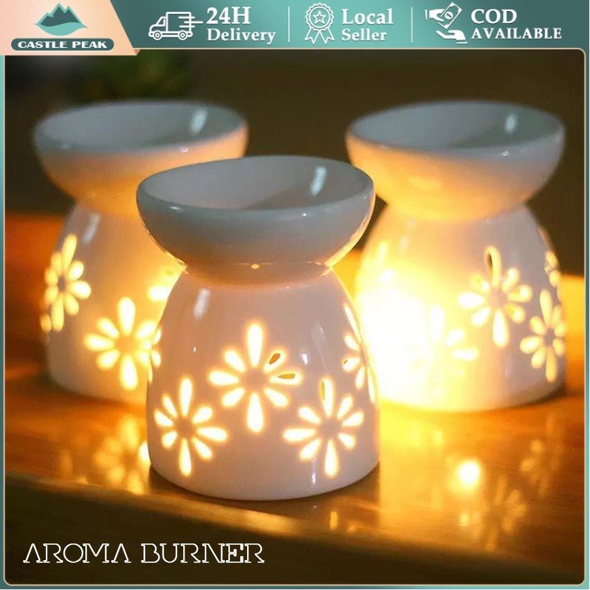 Jual Tungku Aromaterapi Bakar Lilin Essential Oil Candle Burner ...
