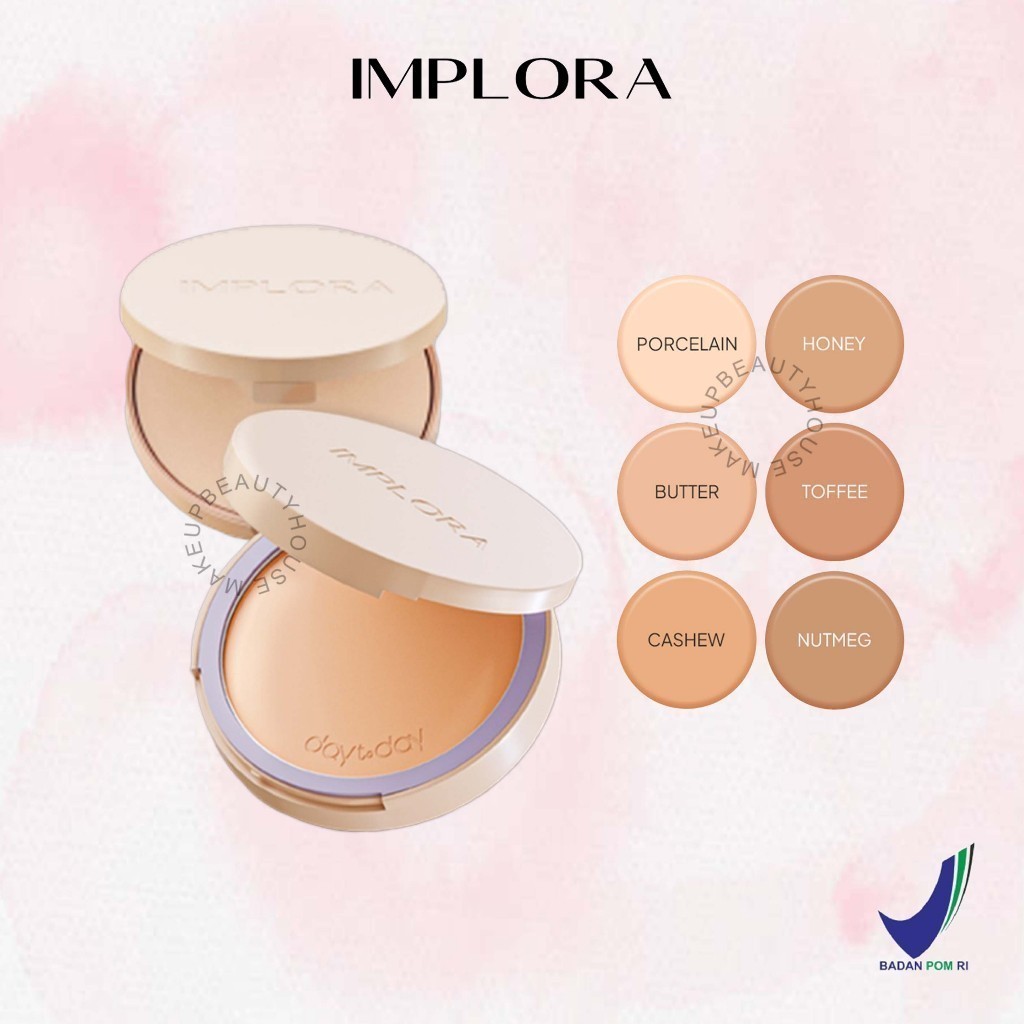 Jual IMPLORA Day to Day Two Way cake | Shopee Indonesia