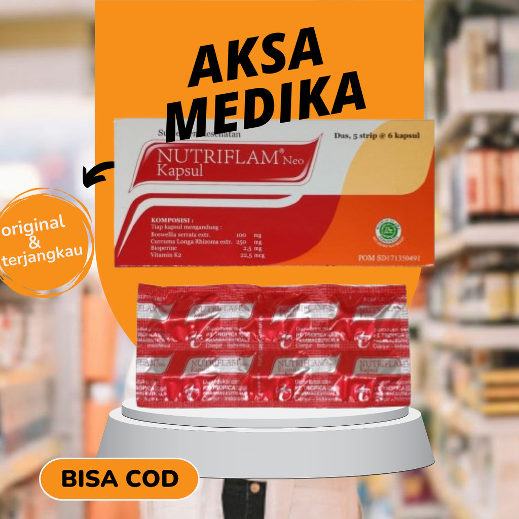 Jual nutriflam neo kapsul per strip | Shopee Indonesia