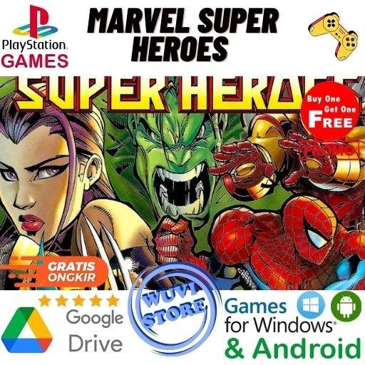 Jual Game PC Marvel Super Heroes Emulator PS1 | Bisa Main di Android ...