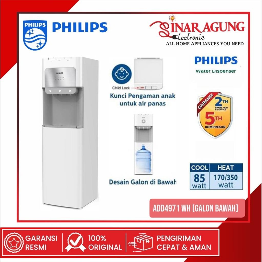 Jual PHILIPS ADD4971 / ADD-4971 DISPENSER GALON BAWAH - GARANSI RESMI ...