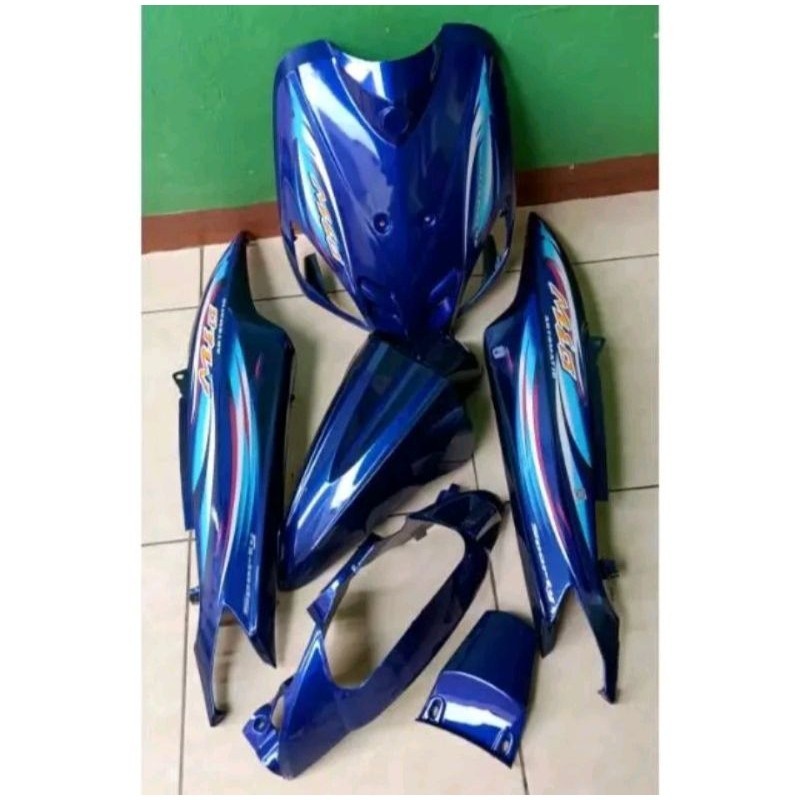 Jual PAKET BODI FULLSET HALUS YAMAHA MIO LAMA MIO SPORTY WARNA BIRU ...