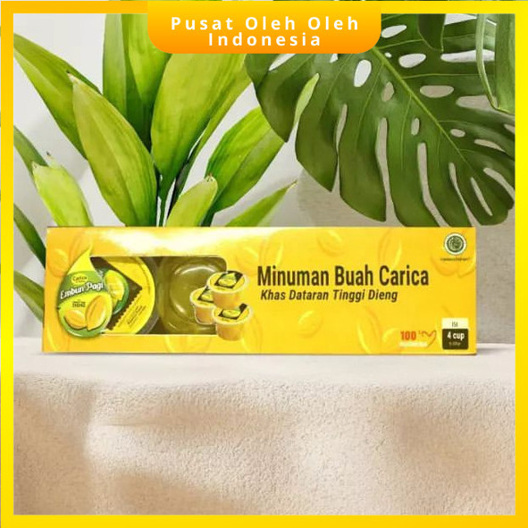 Jual Carica Segar Merk Embun Pagi Isi 4 Oleh Oleh Dieng Khas Wonosobo ...