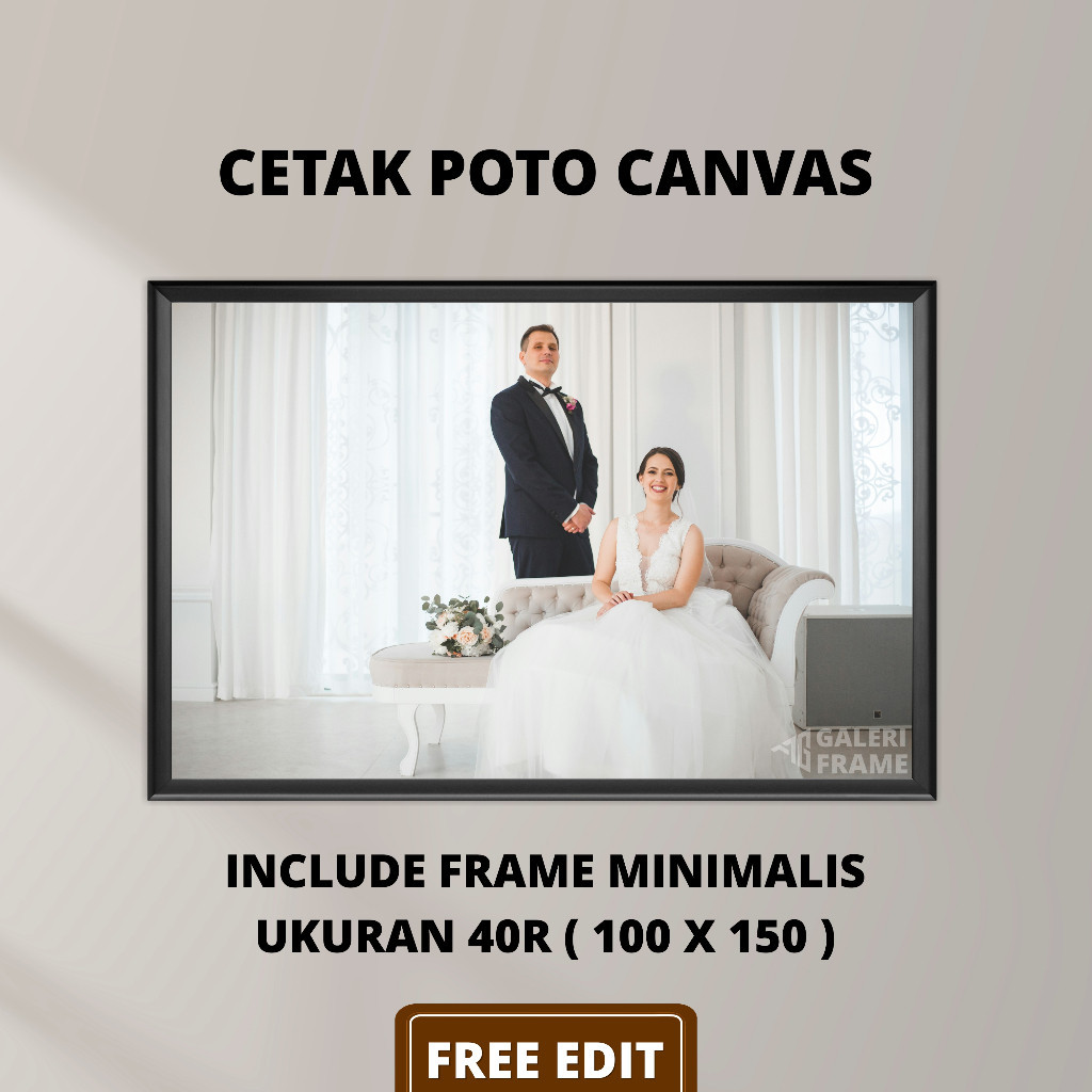 Jual Cetak Foto Kanvas Jumbo 40R ( 100 x 150 ) Canvas photo Print ...