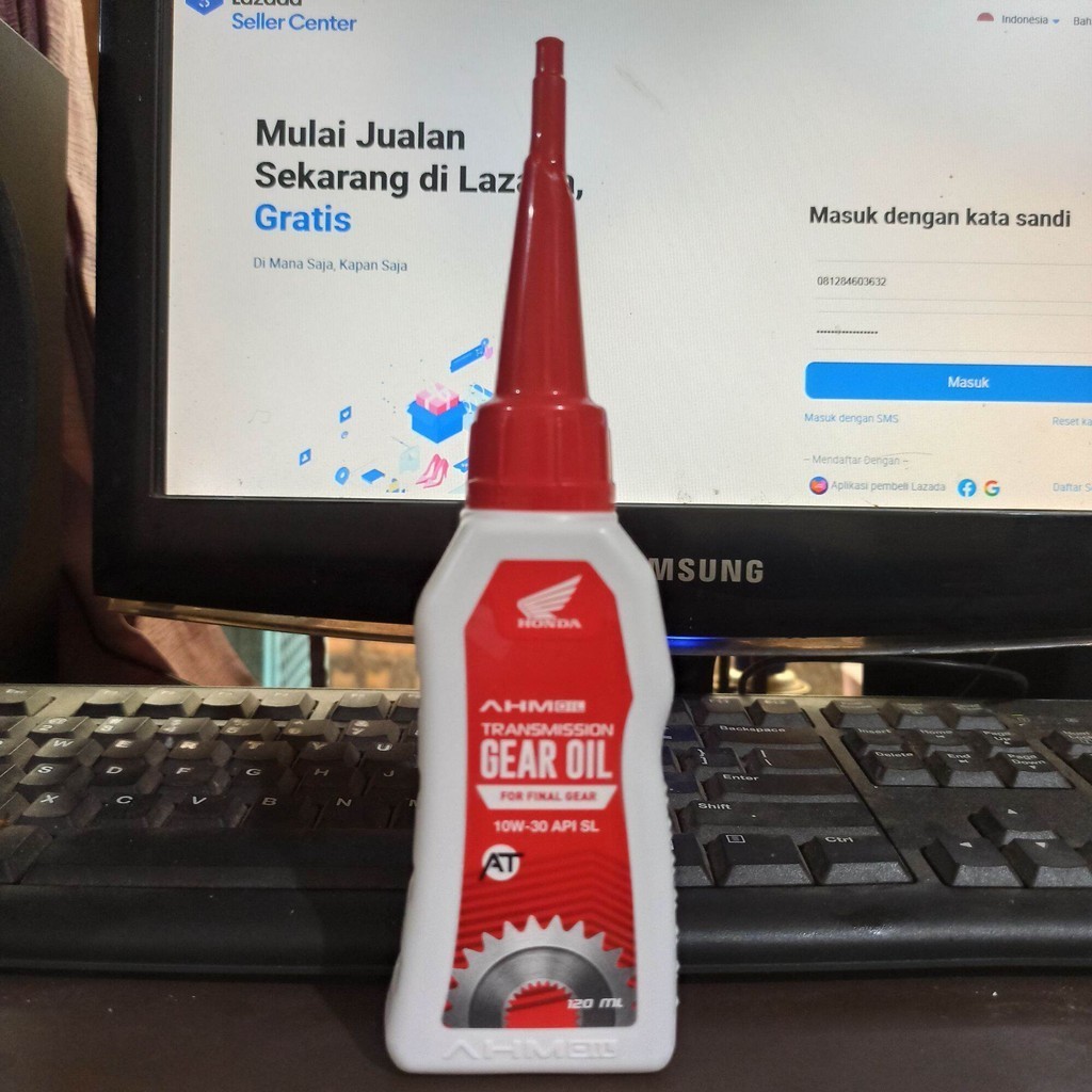 Jual OLI GIR TRANSMISI TRANSMISSION GEAR OIL HONDA ORIGINAL AHM ...