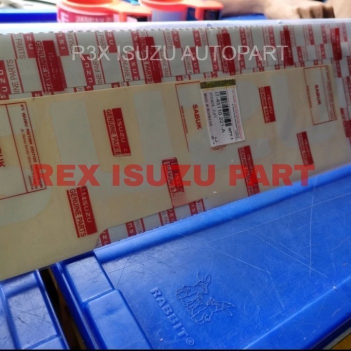 Jual Stiker sticker decal Isuzu ELF tulisan Isuzu dibawah kaca ORIGINAL ...