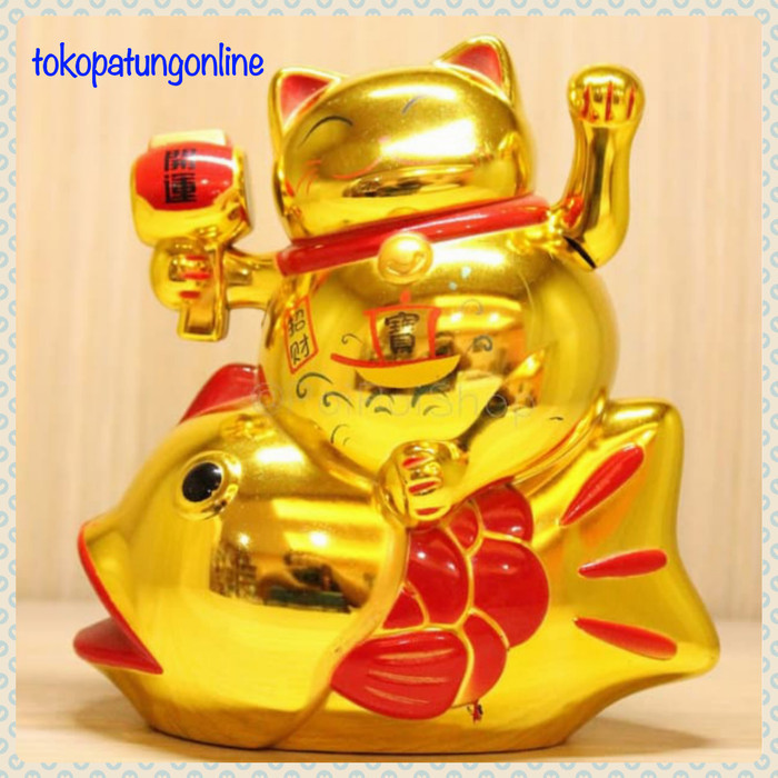 Jual Store_601 kucing Hoki Rejeki Maneki Neko - IKAN EMAS T10 | Shopee ...