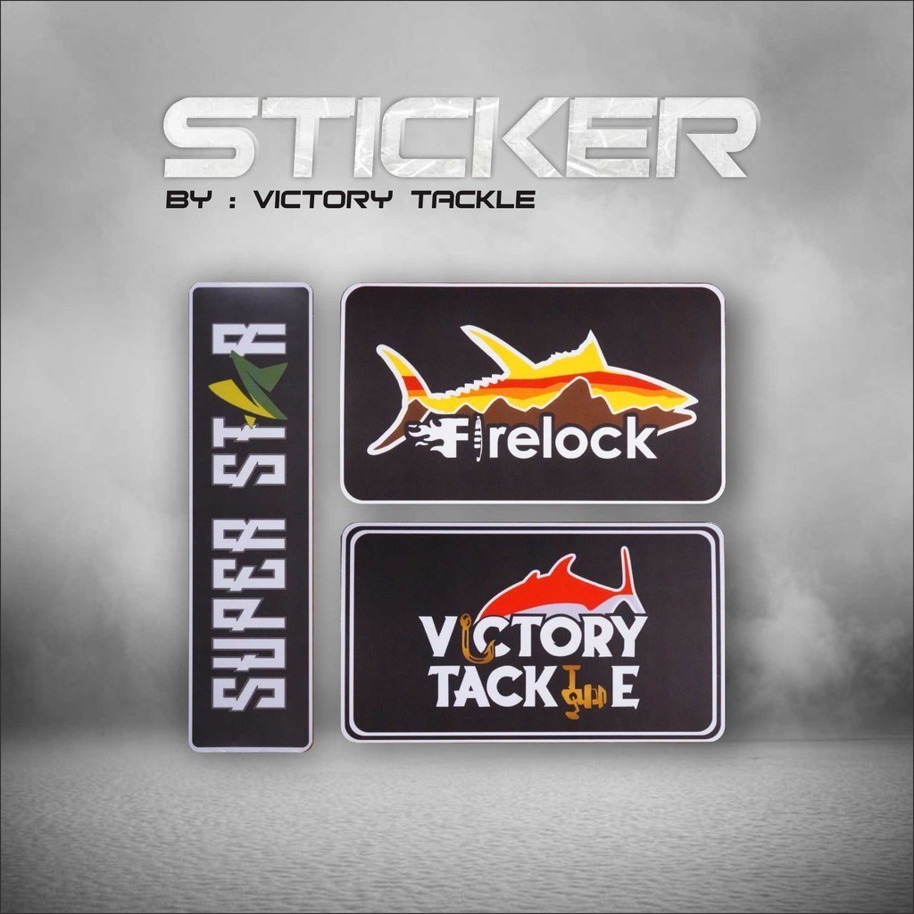 Jual Sticker Bonusan untuk berbelanja Ikan Jig Lure Mancing Pancing ...