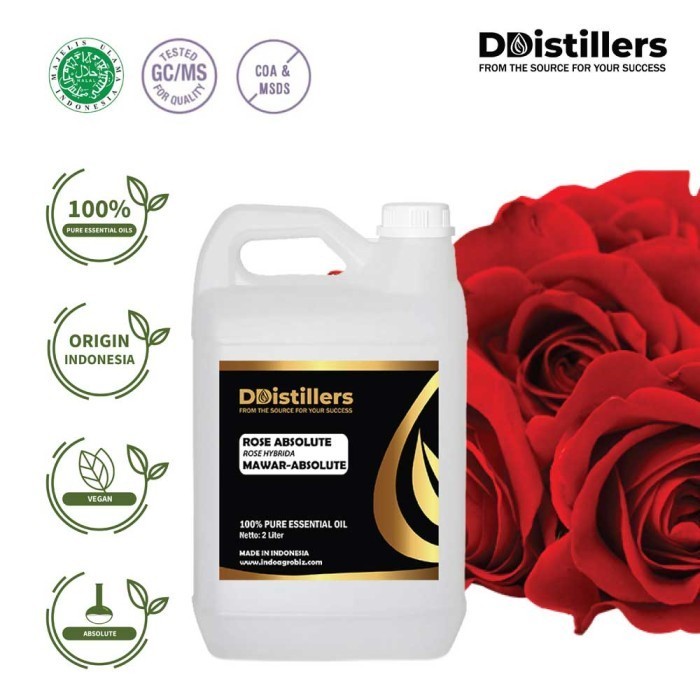 Jual Minyak Rose / Mawar Absolute Oil Pure 100%, 2L HDPE | Shopee Indonesia