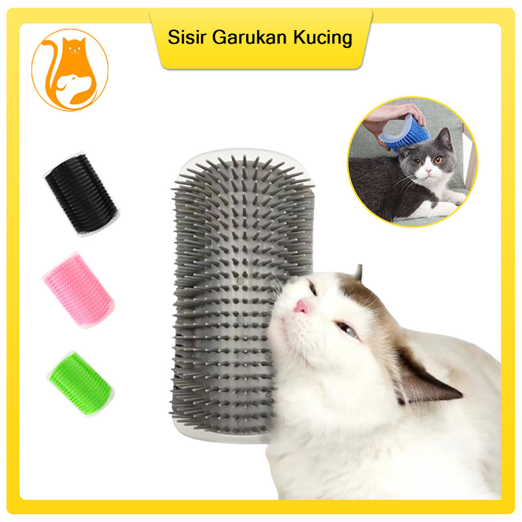 Jual Hugopet Sikat Sisir Garukan Kucing Free Catnip Sikat Pijat Gosok ...