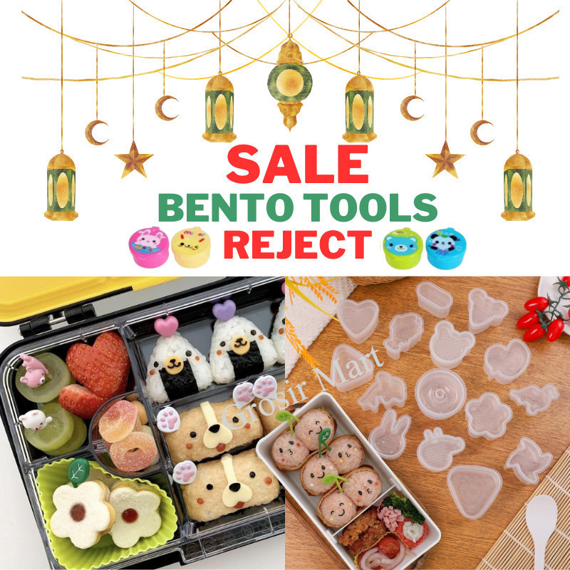 Jual KS Sale Barang Reject Cetakan Nasi Bento Tools Botol Saos Anak Sekolah Bekal Makan Hias ...