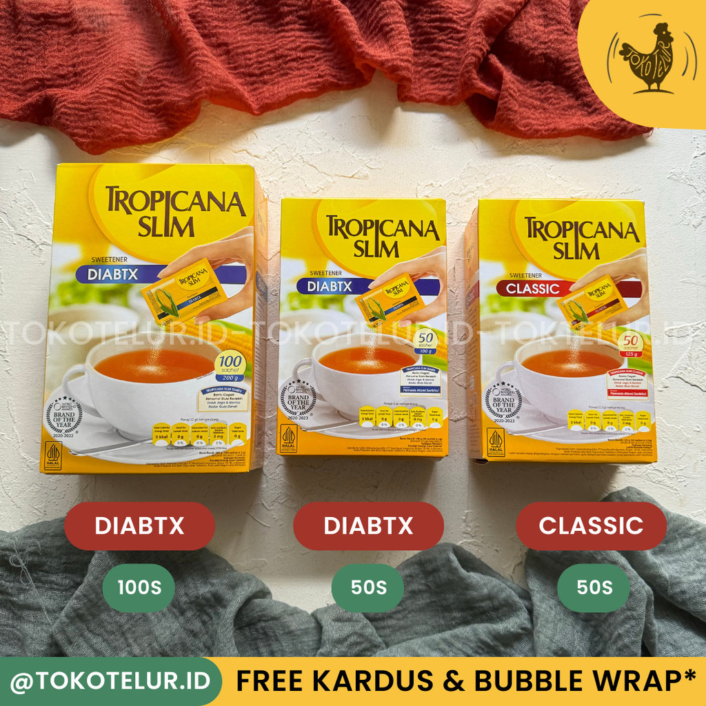 Jual TROPICANA SLIM - Sweetener Diabtx - Classic Pemanis Bantu Batasi ...