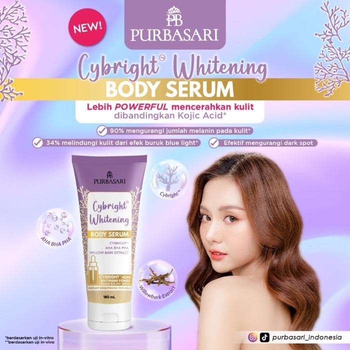 Jual Purbasari Cybright Whitening Body Serum 180 ml / Body Serum Viral - 1PCS | Shopee Indonesia