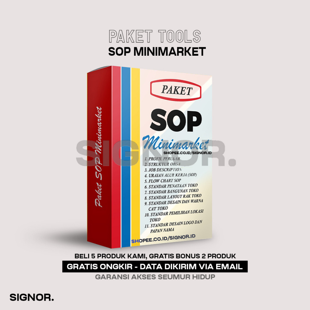 Jual [Q8094] SOP Minimarket - Standar Operasional Usaha Mini Market ...
