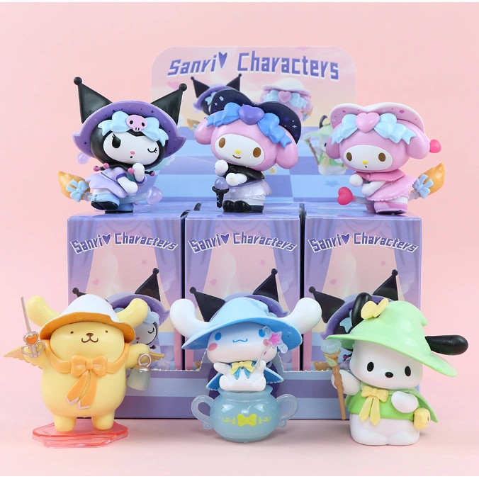 Jual Miniso X Sanrio Blind Box Magic Witch Series Pajangan Figur Lucu ...
