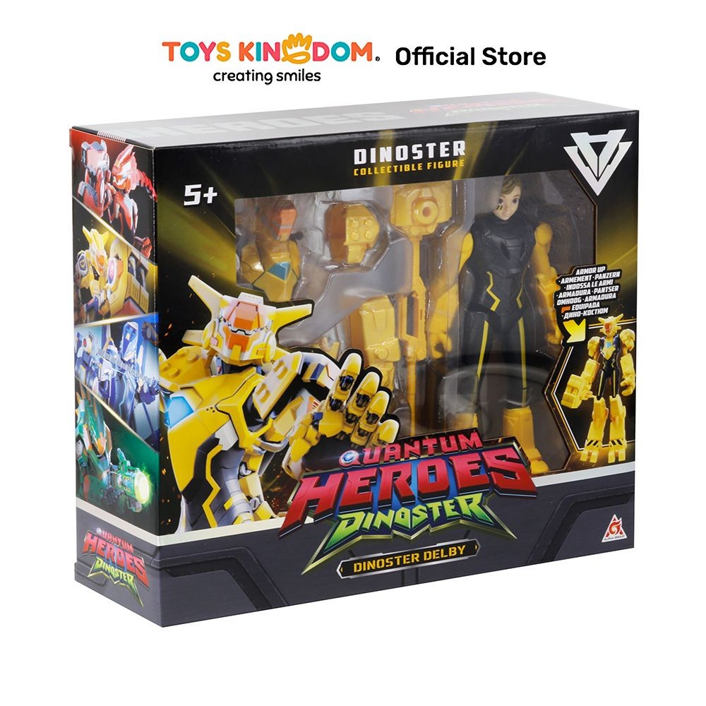 Jual Toys Kingdom Alpha Group Quantum Heroes Dinoster Armored Action Figure Delby 19.5 Cm ...