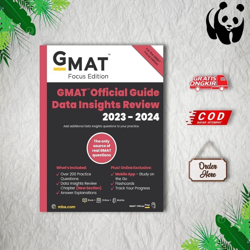Jual GMAT Official Guide Data Insights Review 2023 - 2024 (english ...